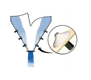 Aeration Pads Enhance The Flow of Dry Solids in Hoppers, Silos & Bins