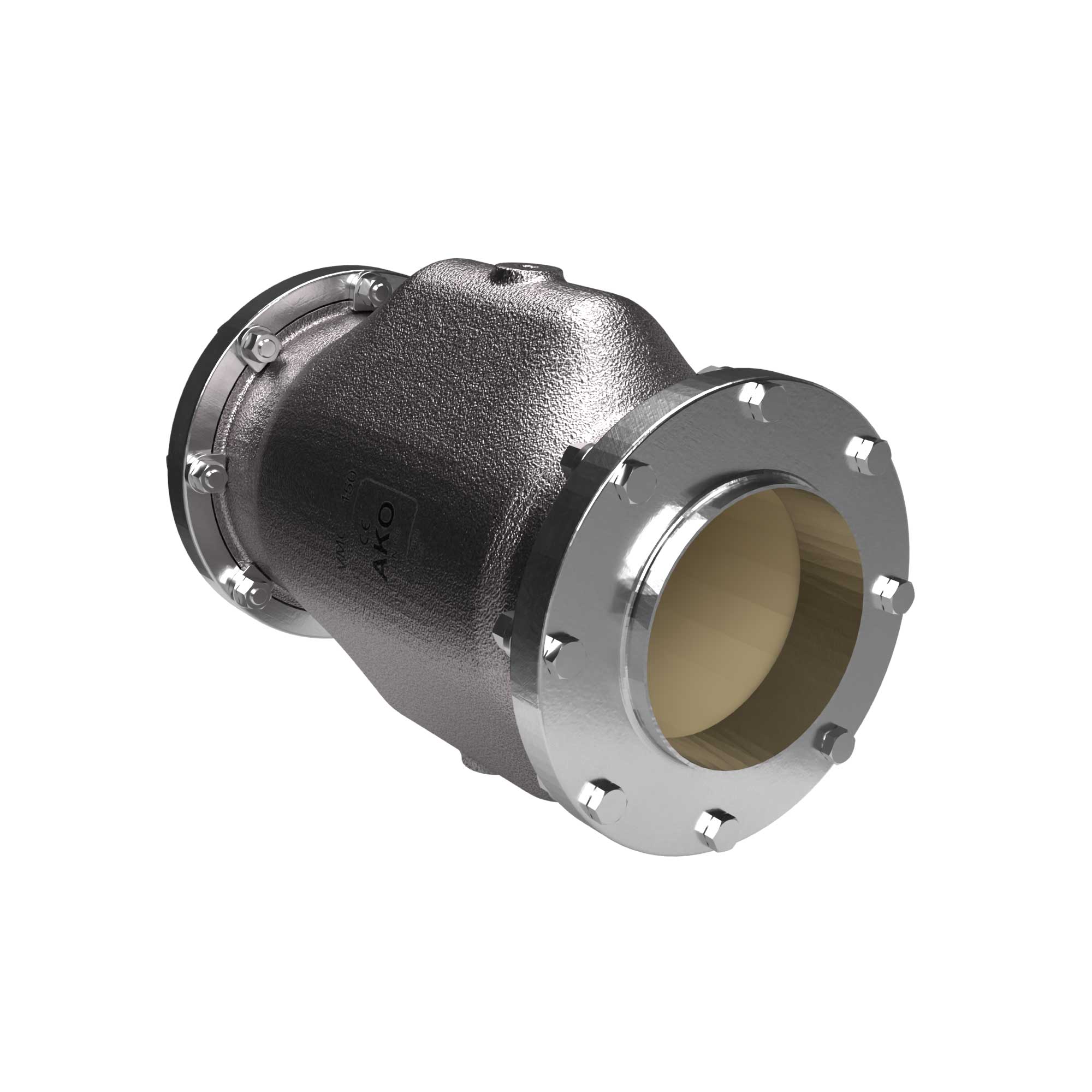 AKO, Rubber Valve, DN150, VMC150.02X.50R.50 - AKO UK Pinch Valves