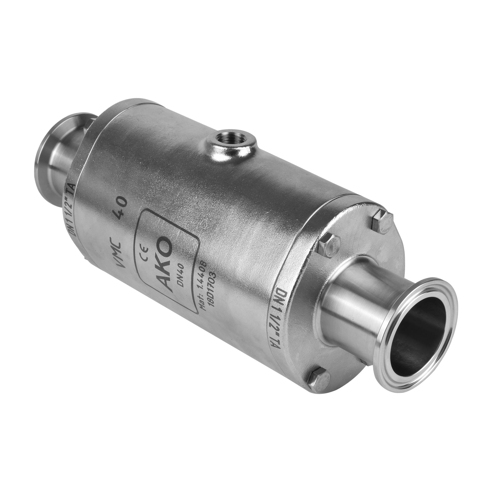 VMC40.03X.50TA.50, AKO, Tube Valve, DN40 - AKO UK Pinch Valves